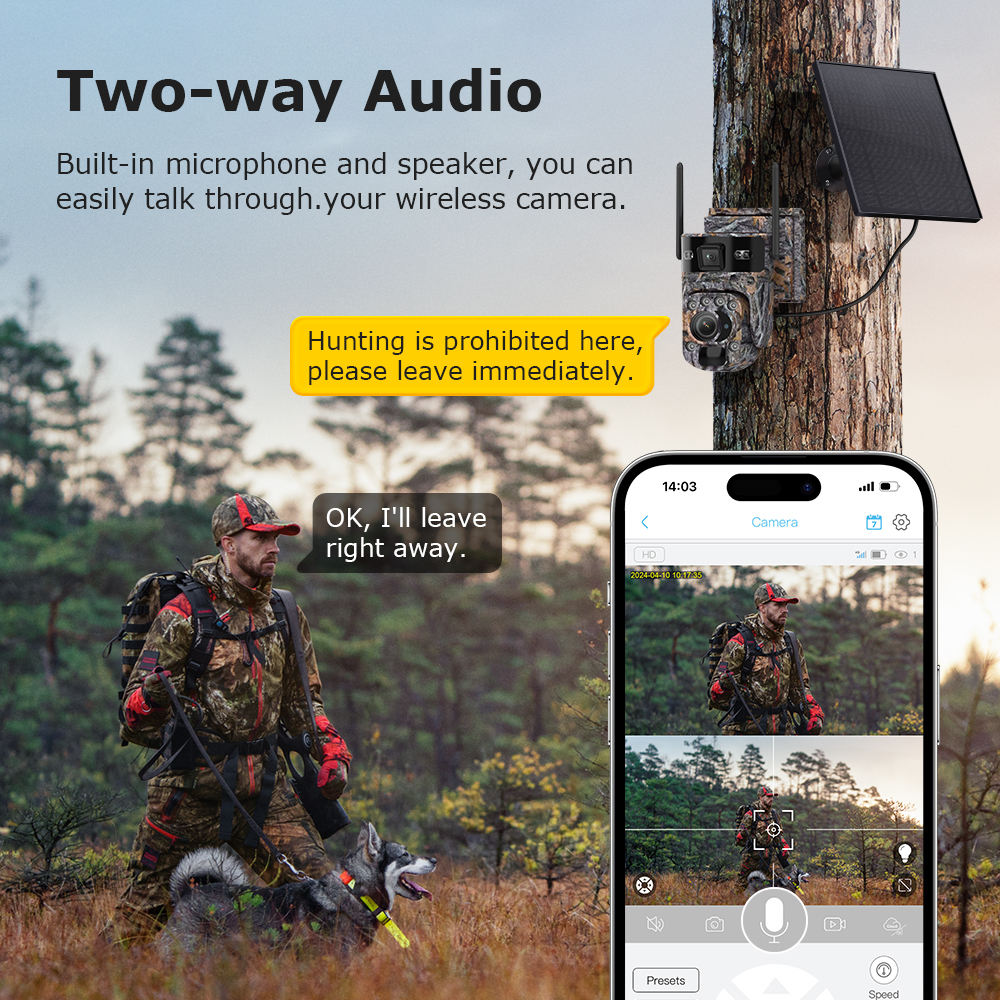 4G Solar Wild Trail Game Camera 630-20X - HIKWIFI: Leading Innovators ...
